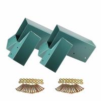 China A-Frame 2 Brackets Green Coating Swing Set Bracket With Heavy Duty Mounting Hardware for sale