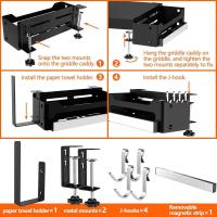 China BBQ Accessories Storage Bracket for Blackstone Griddles 28
