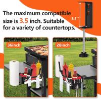China BBQ Accessories Storage Bracket for Blackstone Griddles 28