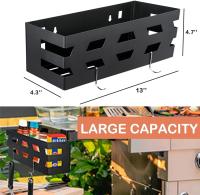 China 2-3Kg Finish Removable Grill Caddy BBQ Accessories Space Saving Storage Box Organizer for sale
