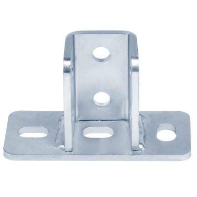 China Universal Shelf Sign Bracket Ground Floors Mounting System Hot Deep Galvanized Pile Base for sale
