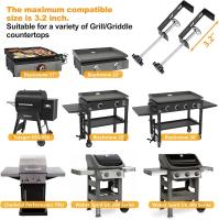 China Space Saving Griddle Caddy for BBQ Tools Magnetic Tool Storage Box for Grilling Setup for sale