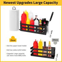 China Grilling Companion Blackstone Griddle Caddy with Anti-Rust Plus and Paper Towel Holder for sale