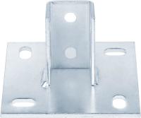 China Heavy Duty Ground Floors Mounting System Universal Shelf Sign Bracket Pile Base for sale