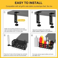 China Grilling Companion Blackstone Griddle Caddy with Anti-Rust Plus and Paper Towel Holder for sale
