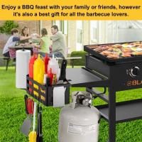 China Grilling Companion Blackstone Griddle Caddy with Anti-Rust Plus and Paper Towel Holder for sale
