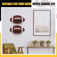 China Garage Non-Folding Ball Storage Rack Wall Mounted For Soccer Volleyball And Basketball for sale
