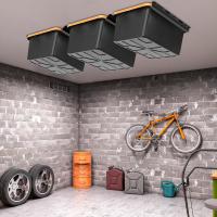 China Multifunctional Design for Overhead Garage System Supports 27 Gallon Storage Bins for sale
