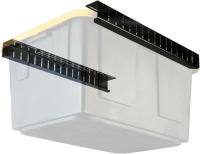 China Painting Folding Overhead Bin Rack for Adjustable Width and Orientation Ceiling Mount for sale