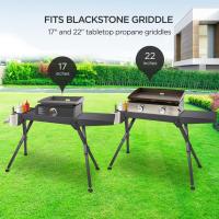 China Griddle Stand Frame 22 inchTabletop Portable Grill Stand Griddle Table for Outdoor Cooking Grill Camping for sale