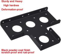 China Pergola Corner Extension Brackets Black Powder Coated Adjustable Metal Brackets for Wood Beams for sale