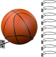 China Basketball Wall Mounted Universal Ball Rack Holder for Display Storage Organizer for sale