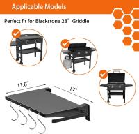 China Foldable Griddle Side Shelf for Blackstone 28