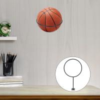 China Wall Mounted Sports Ball Display Holder for Basketball Soccer Football and Volleyball for sale