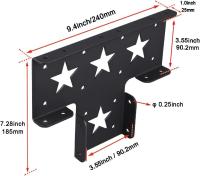 China ISO9001 Rohs CE 16949 Certified Iron Pergola Brackets for Wooden Beams Durability for sale