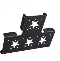 China Secure 4x4 Metal Post Anchor for Pergola Gazebo Wood Pole Connection in Black for sale