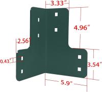 China Sturdy Q235  Carbon Steel Brackets fTable bracket kit 1.8mm-4mm Thickness for sale