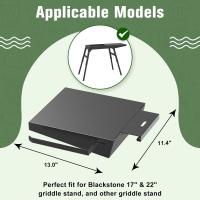 China Side Storage Tray for Heavy-duty Coating Steel Griddle Stand Blackstone Griddle Stand for sale