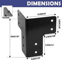 China Sturdy Steel Workbench Corner Bracket Kit With Brass Material OEM for sale