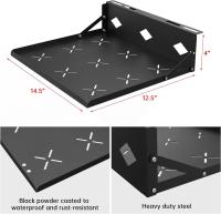 China Work Process Heavy Duty Grill Side Shelf for Blackstone Griddle Griddle Accessories for sale