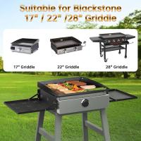 China Work Process Heavy Duty Grill Side Shelf for Blackstone Griddle Griddle Accessories for sale