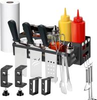 China Griddle Caddy for Griddle Accessories,Space Saving ,BBQ Accessories Storage Box with a Magnetic Tool Holder  Paper Towel Holder for sale