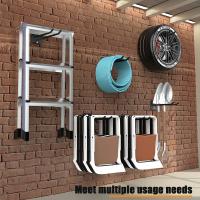 China Flexible Hose Support Items Heavy Duty Garage Hooks for Car Tires Power Tools and Bikes for sale