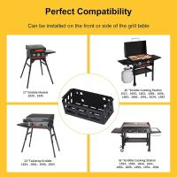 China Griddle Caddy for Griddle Accessories,Space Saving ,BBQ Accessories Storage Box with a Magnetic Tool Holder  Paper Towel Holder for sale