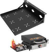 China Heavy Duty Grill Side Shelf Griddle Accessories High Carbon Steel Griddle Side Shelf for sale