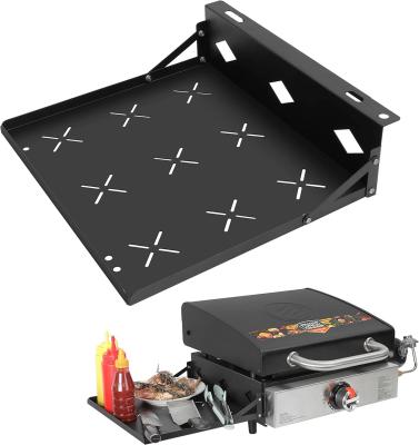 China Heavy Duty Grill Side Shelf Griddle Accessories High Carbon Steel Griddle Side Shelf for sale