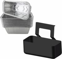 China Grill Rear Grease Cup Holders for Blackstone Griddles Outdoor Grills Grease Catch Pan for sale