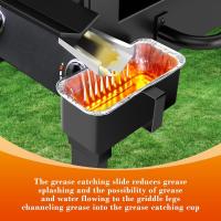 China Grill Rear Grease Cup Holders for Blackstone Griddles Outdoor Grills Grease Catch Pan for sale