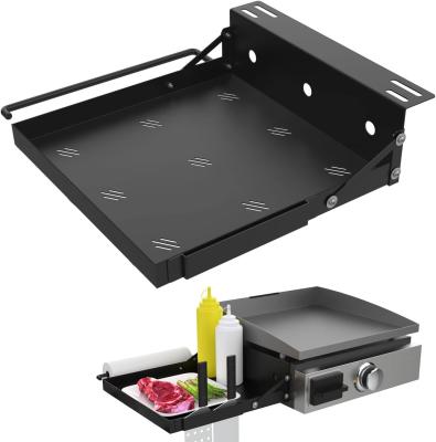 China Addition Side Rack Storage Tray with Paper Towel Holder Keep Your Griddle Setup Clean for sale