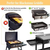 China Addition Side Rack Storage Tray with Paper Towel Holder Keep Your Griddle Setup Clean for sale
