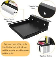China Addition Side Rack Storage Tray with Paper Towel Holder Keep Your Griddle Setup Clean for sale
