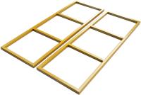 China 3 Tier Ceiling Wine Rack for Bars and Restaurants Solid Wood Shelf for Home Decor for sale