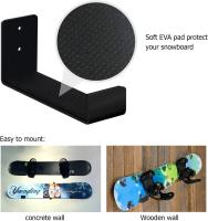 China Easy-to-Install Traditional Surfboard Wall Rack Snowboard Display Mount Board Storage for sale