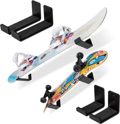 China Universal Snowboard and Skateboard Wall Mount Display Racks with Vertical Type Design for sale