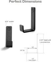 China Wall Mounted Cast Iron Towel Hooks for Heavy Duty Hanging in Bathroom Bedroom Kitchen for sale