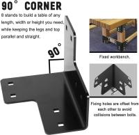 China Multi-Angle Joint Fastener for Stainless Steel Corner Brackets on Heavy Duty Workbench for sale