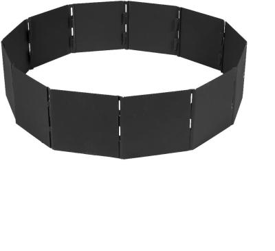 China 48in Square Fire Pit Ring High Carbon Steel Portable Collapsible Design Square Insert for sale