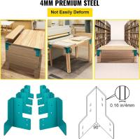 China Wear-Resistant Sturdy Steel Corner Brackets for Customized Logo Workbench Table Support for sale