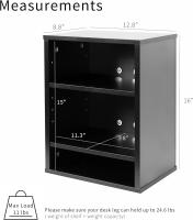 China Iron Clamp-on Under Desk Shelving Unit for Organizing Office Supplies and Accessories for sale