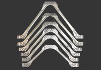 China Web Building System Roof Truss Joist with Galvanized Metal Arches and 1.2mm Thickness for sale