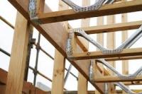 China Web Building System Roof Truss Joist with Galvanized Metal Arches and 1.2mm Thickness for sale