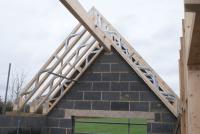 China Web Building System Roof Truss Joist with Galvanized Metal Arches and 1.2mm Thickness for sale
