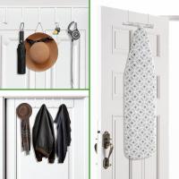 China 1-2mm Thickness Z-Shaped Over The Door Hook Door Hanger for Hanging Clothes and Shoes for sale