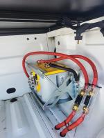 China Battery Relocation Weld-On Tray with Custom Steel and Durable Powder Coating Solution for sale