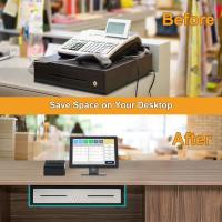 China Square Cash Drawer Under Counter Bracket Strong Metal Support for Under Desk Mounting for sale