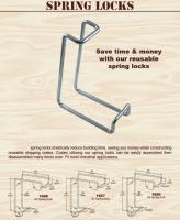 China Spring Lock Klimps for Fast Assemble Wooden Case Reusable Wire Vault Clamp for Crating for sale